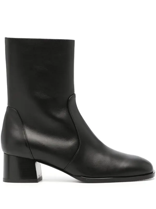 STUART WEITZMAN Nola Leather Ankle Boots