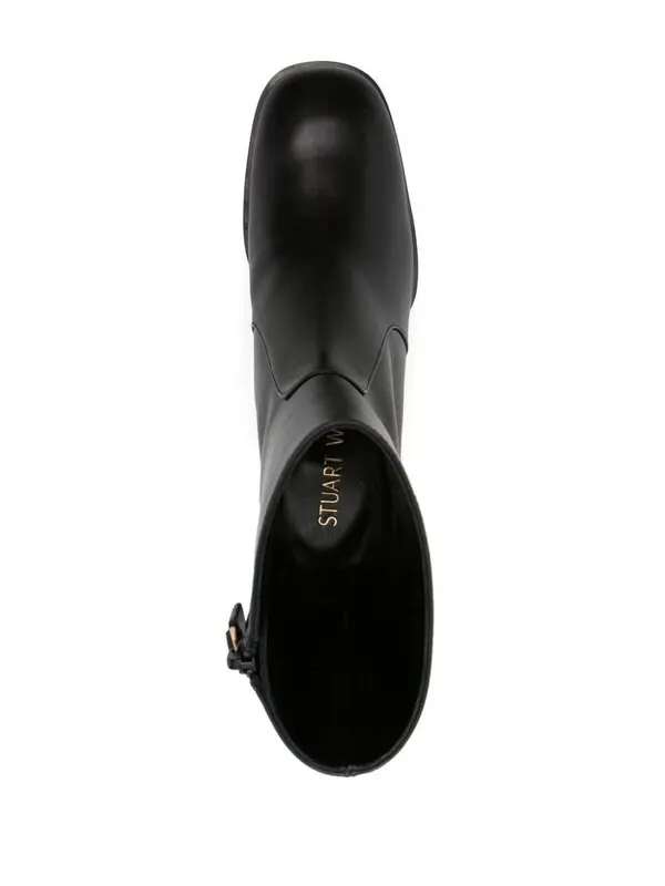 STUART WEITZMAN Nola Leather Ankle Boots