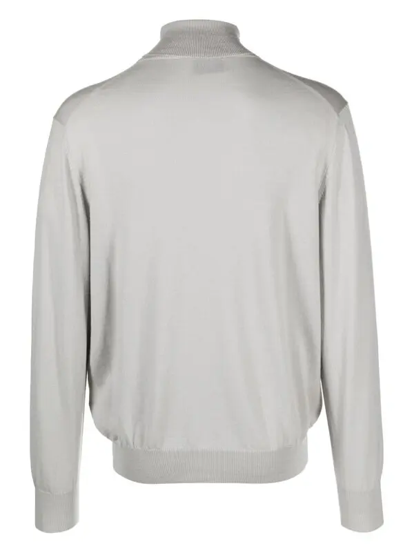 D4.0 Virgin Wool Roll-neck Jumper - Neutrals