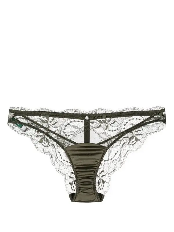 FLEUR OF ENGLAND Ingrid Ouvert Brief - Green