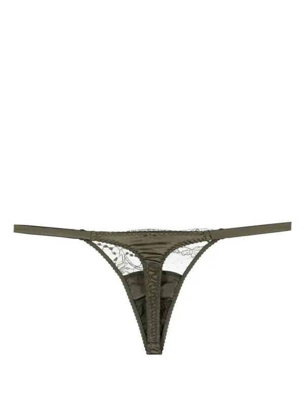 FLEUR OF ENGLAND Ingrid Silk Thong