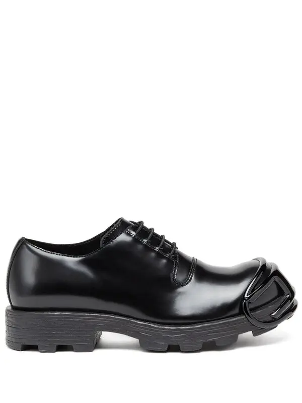 DIESEL® D-hammer So D Leather Derby Shoes - Black