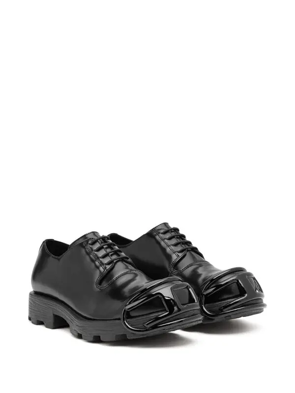 DIESEL® D-hammer So D Leather Derby Shoes - Black