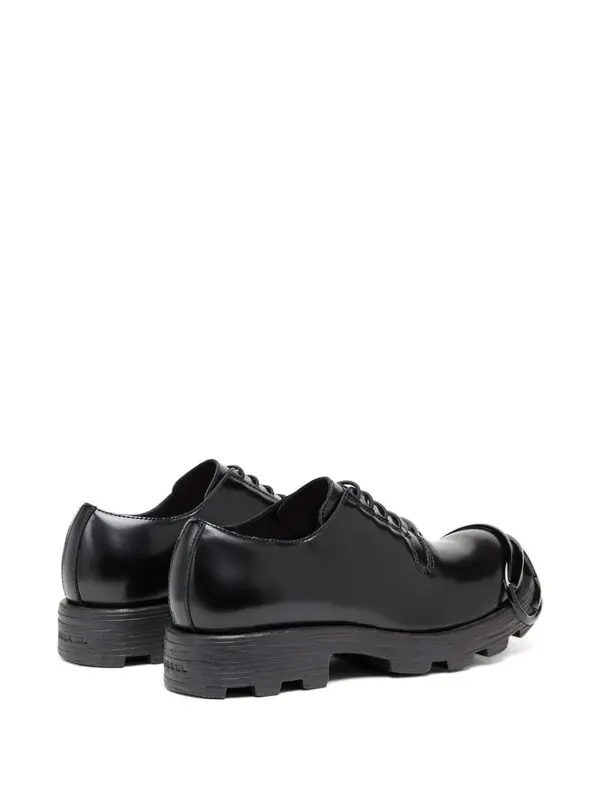 DIESEL® D-hammer So D Leather Derby Shoes - Black