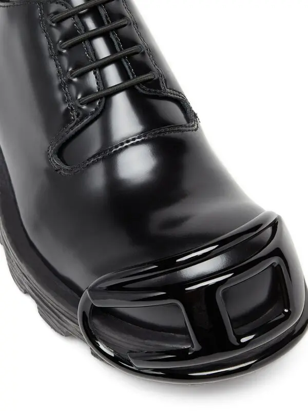DIESEL® D-hammer So D Leather Derby Shoes - Black