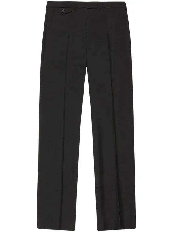 Bally Pressed-crease Mohair Trousers