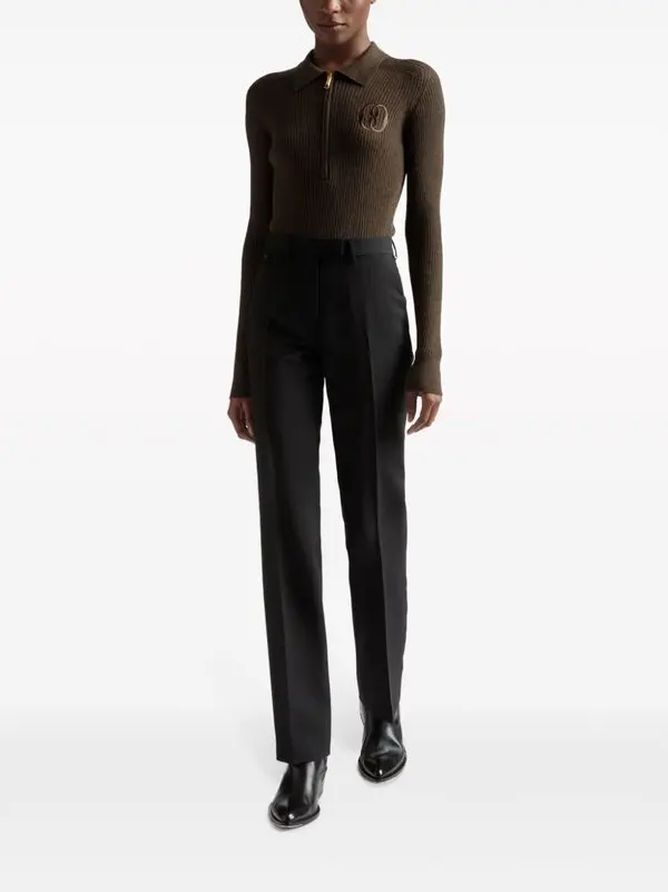 Bally Pressed-crease Mohair Trousers