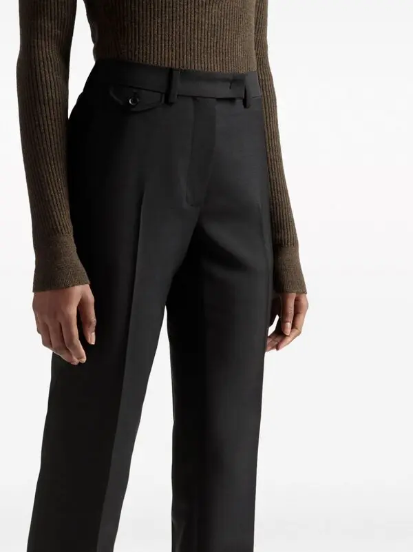 Bally Pressed-crease Mohair Trousers