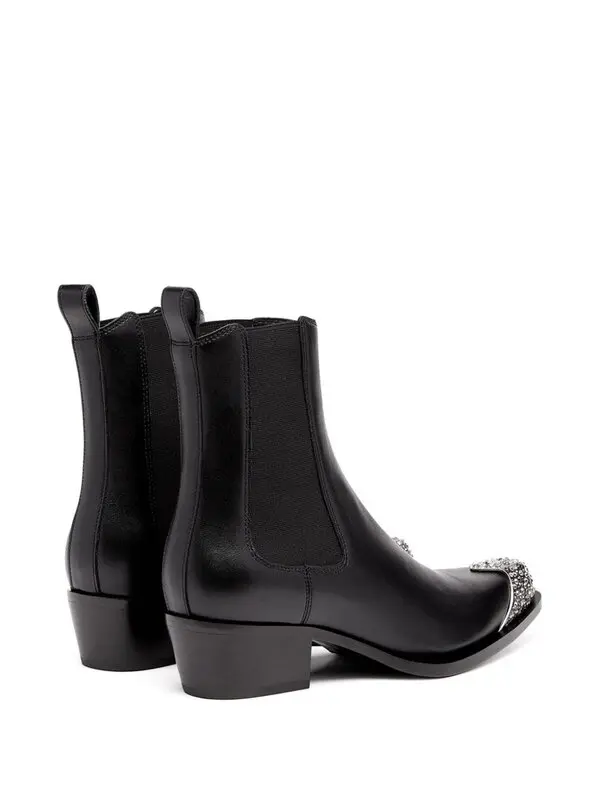 DIESEL® D-calamity Leather Ankle Boots