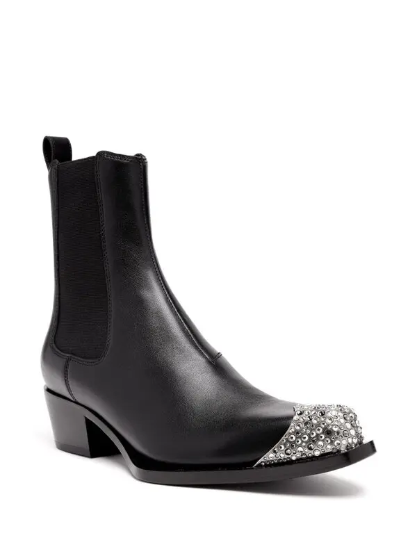 DIESEL® D-calamity Leather Ankle Boots