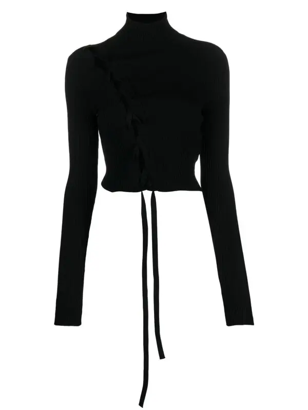 SSHEENA Roll-neck Ribbed Jumper
