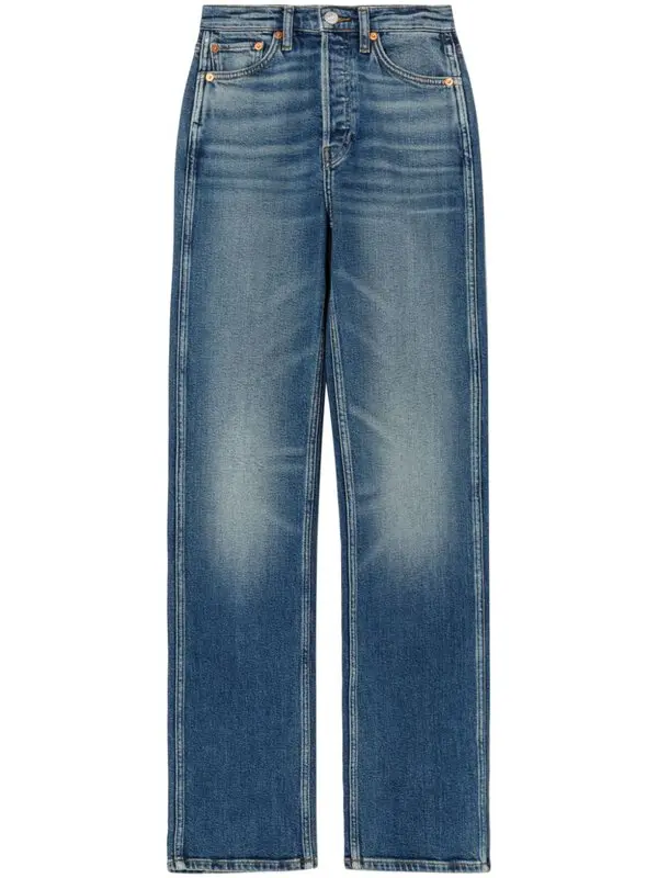 RE/DONE 90s High-rise Straight-leg Jeans