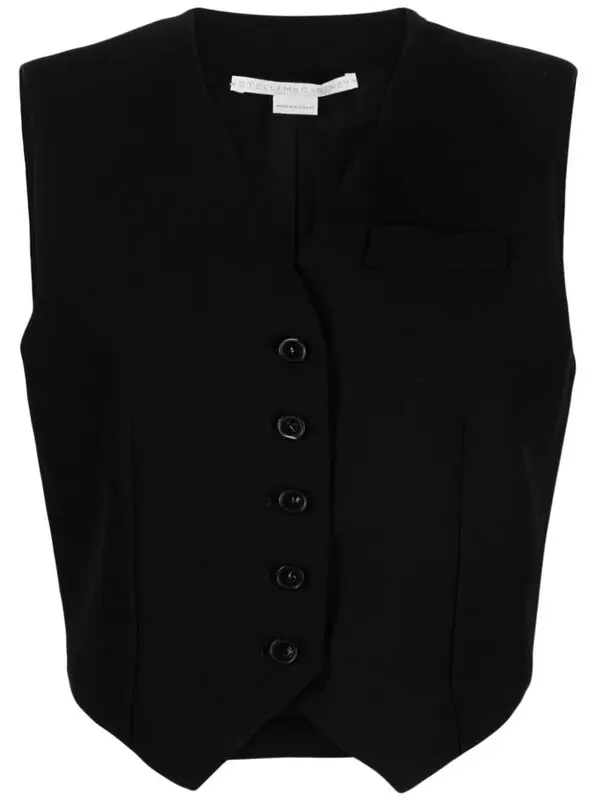 Stella McCartney Sleeveless Virgin Wool Waistcoat