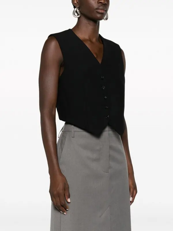 Stella McCartney Sleeveless Virgin Wool Waistcoat
