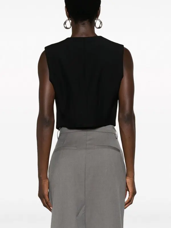 Stella McCartney Sleeveless Virgin Wool Waistcoat