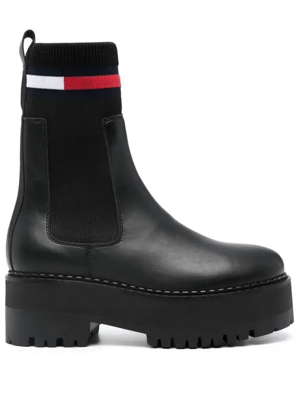 Tommy Hilfiger Flatform Chelsea Boots
