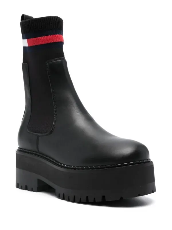 Tommy Hilfiger Flatform Chelsea Boots