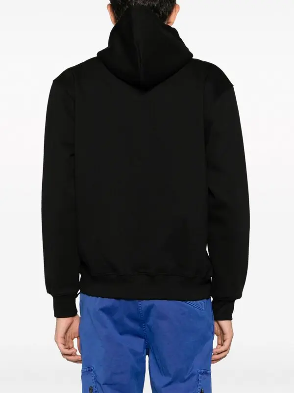Carhartt Work In Progress Logo-embroidered Hoodie - Black