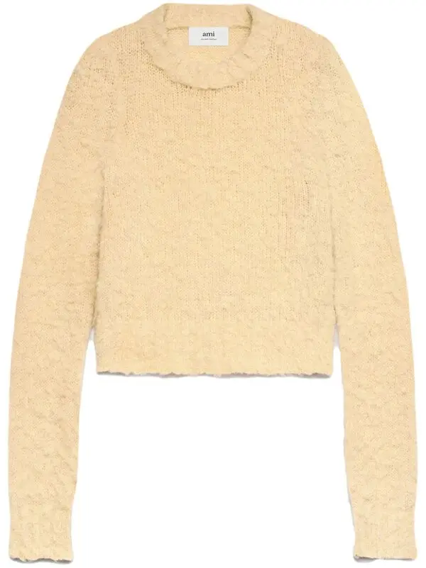 Ami Crew-neck Brushed Jumper