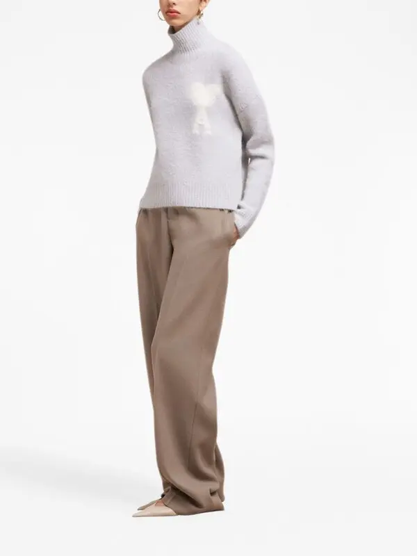 Ami Cloudy Wool De Coeur Jumper