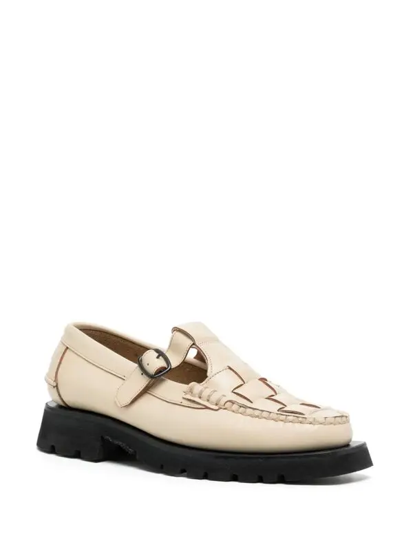 Hereu Soller Sport Leather Loafers - Yellow