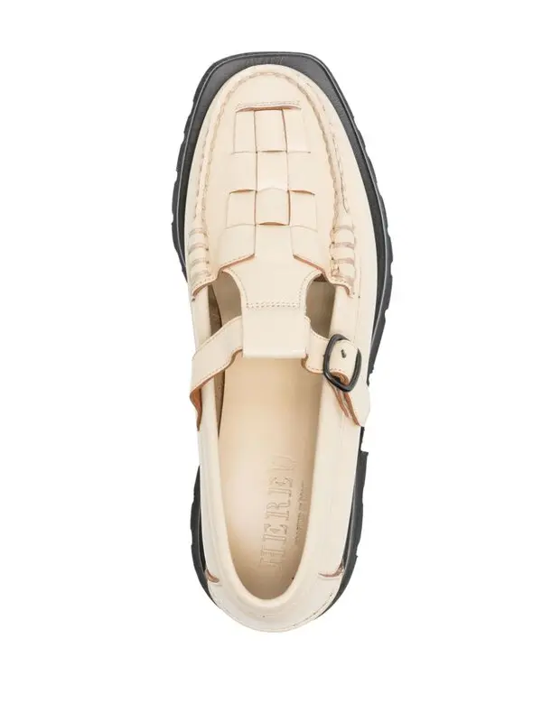 Hereu Soller Sport Leather Loafers - Yellow