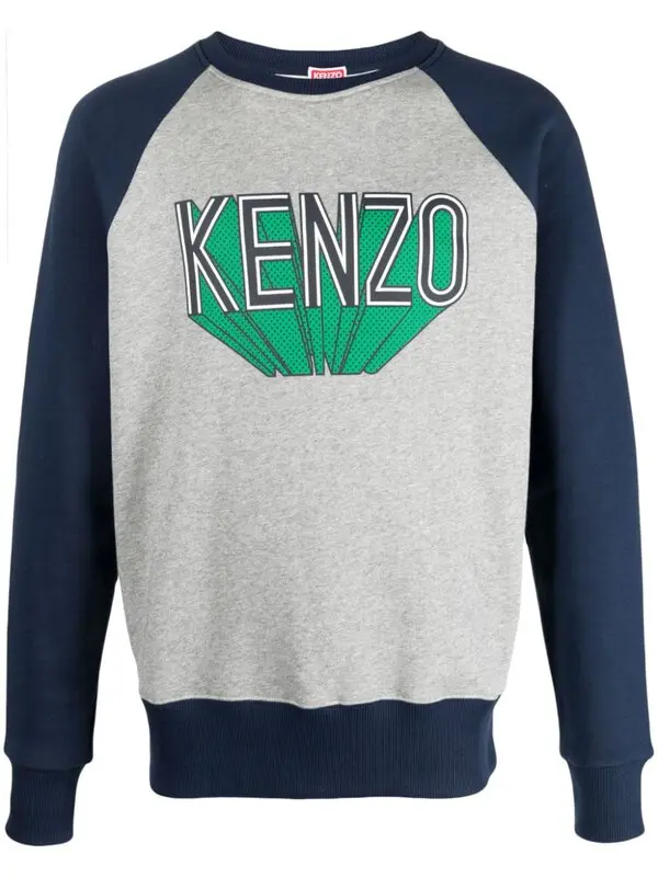 Kenzo Logo-print Colour-block Sweatshirt