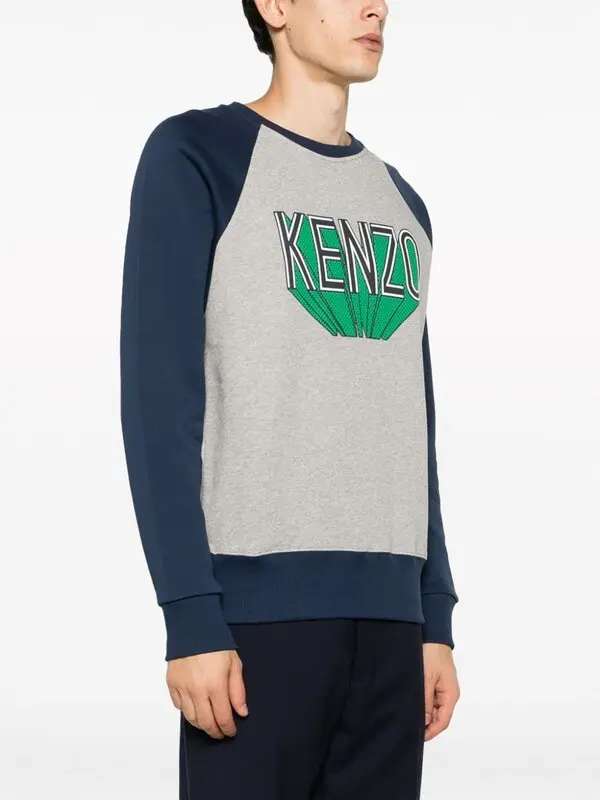 Kenzo Logo-print Colour-block Sweatshirt