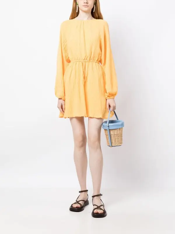 Faithfull The Brand Constance Open-back Minidress
