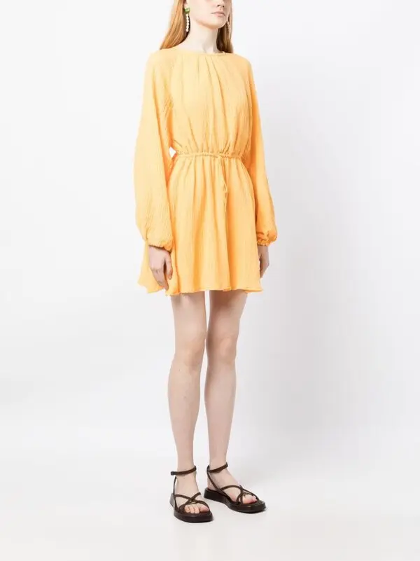 Faithfull The Brand Constance Open-back Minidress
