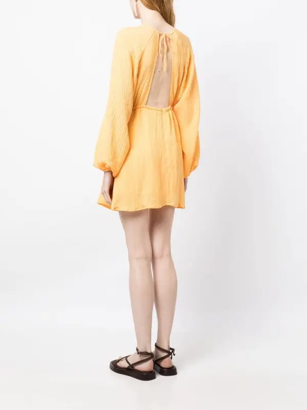 Faithfull The Brand Constance Open-back Minidress