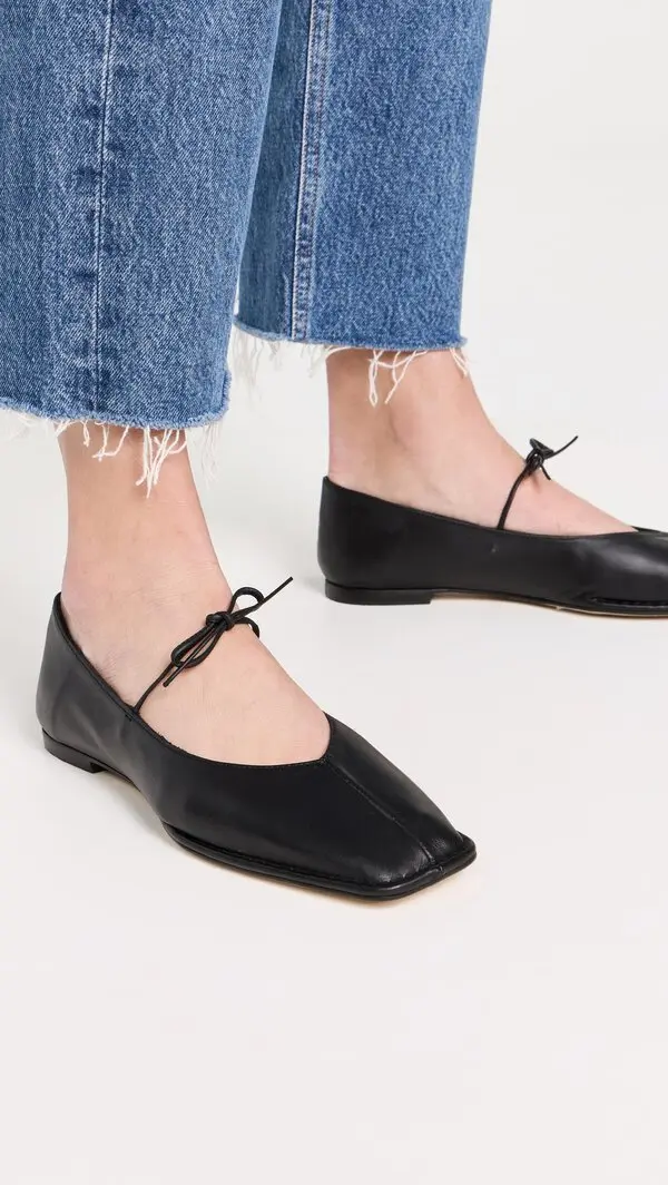 ALOHAS Sway Ballerina Flats - Black