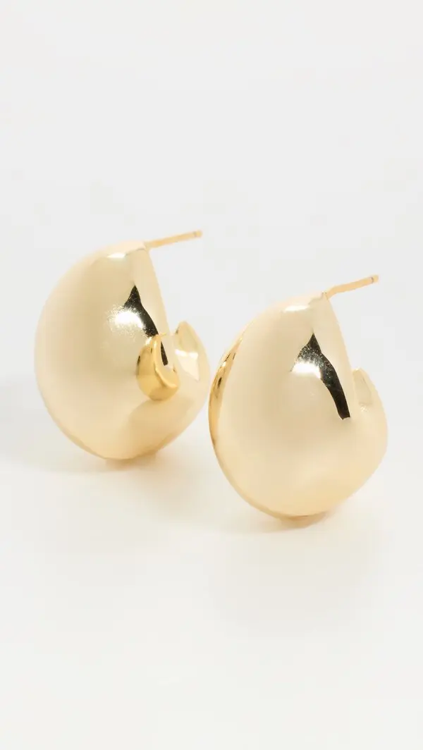 ADINA EDEN Chunky Graduated Hoop Earrings