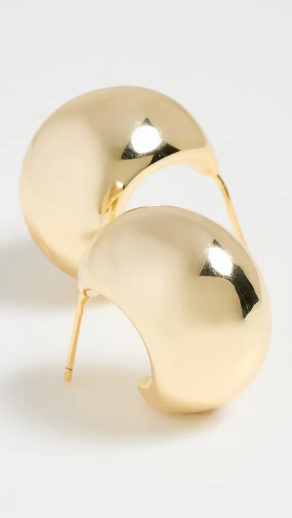 ADINA EDEN Chunky Graduated Hoop Earrings
