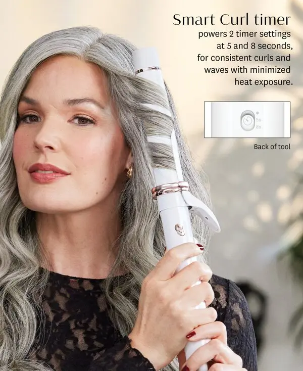 T3 Curlwrap 1.25" Automatic Rotating Curling Iron With Long Barrel - No Color