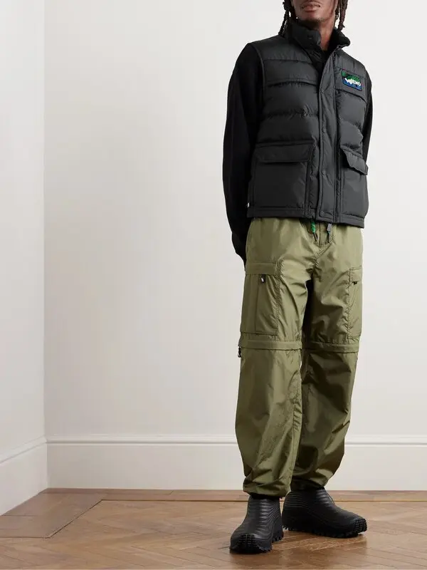Moncler Arpasson Logo-appliquéd Padded Recycled-ripstop Down Gilet