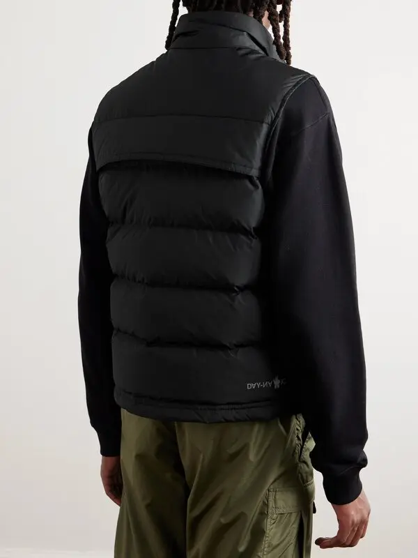 Moncler Arpasson Logo-appliquéd Padded Recycled-ripstop Down Gilet