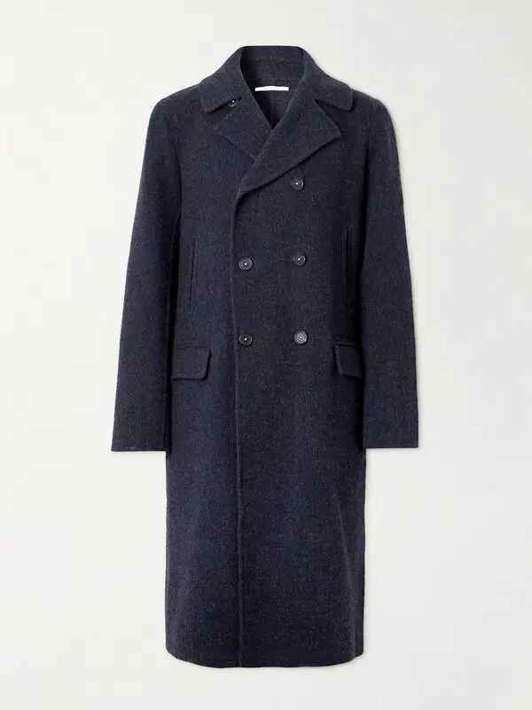 Massimo Alba Wool Double-breasted Coat
