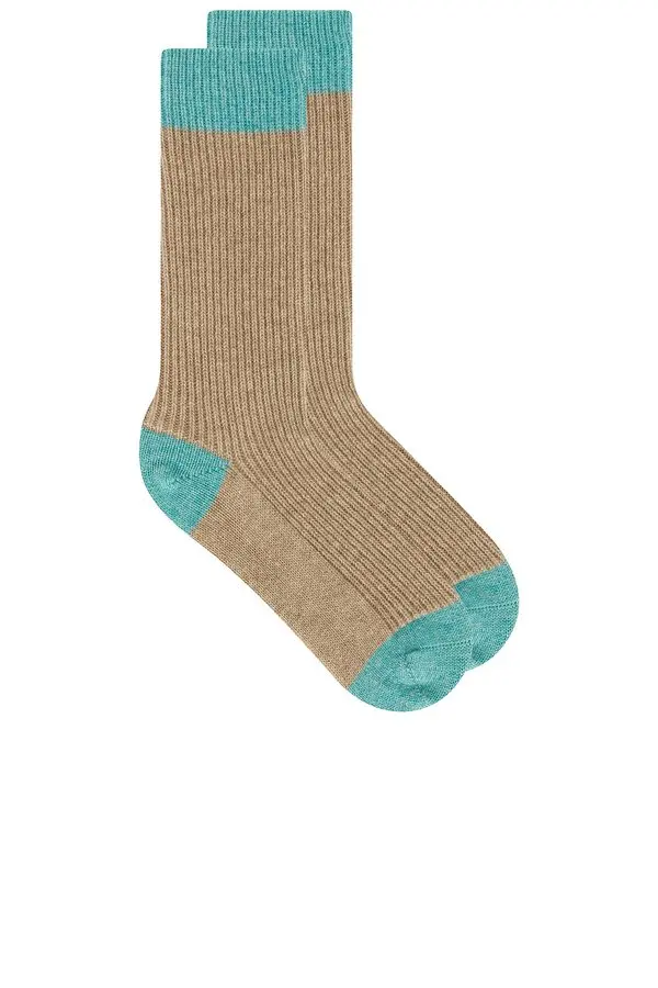 Guest In Residence The Soft Socks - Taupe & Glacier