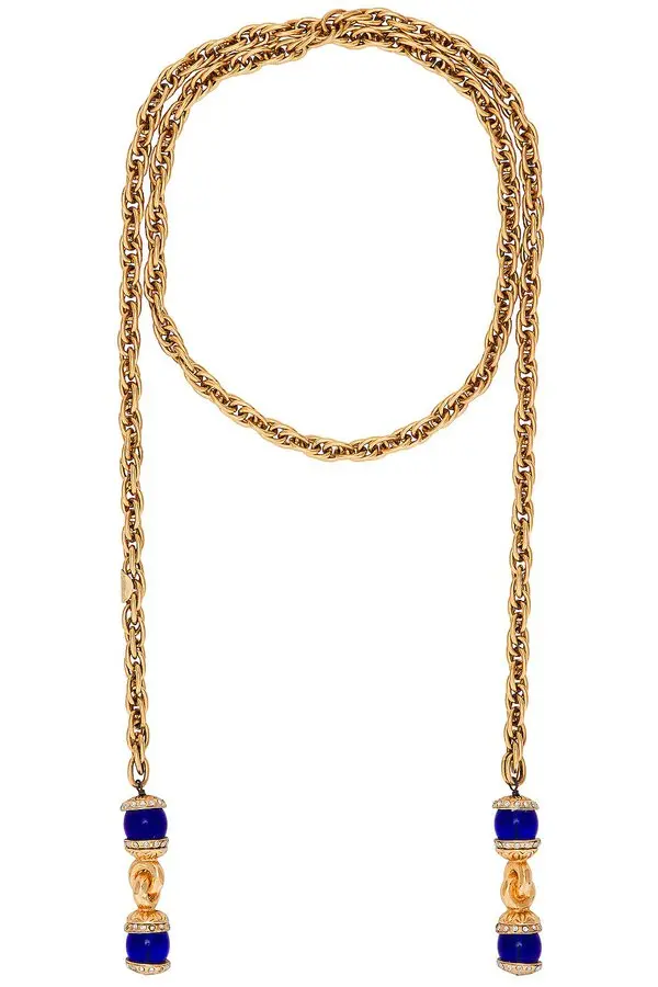 Chanel Vintage Lariat Necklace - Gold