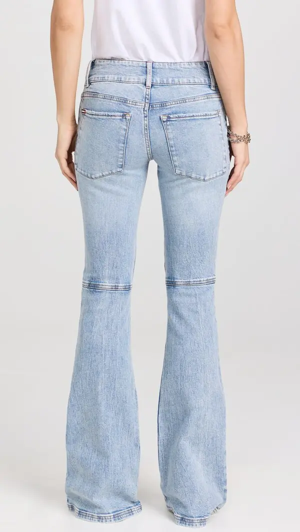 Alice + Olivia Stacey Low Rise Bell Jeans