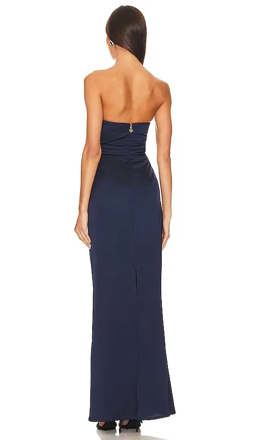NOOKIE Emelie Strapless Gown - Navy