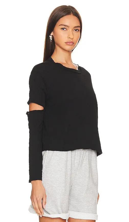 BOBI Elbow Cut Long Sleeve Top