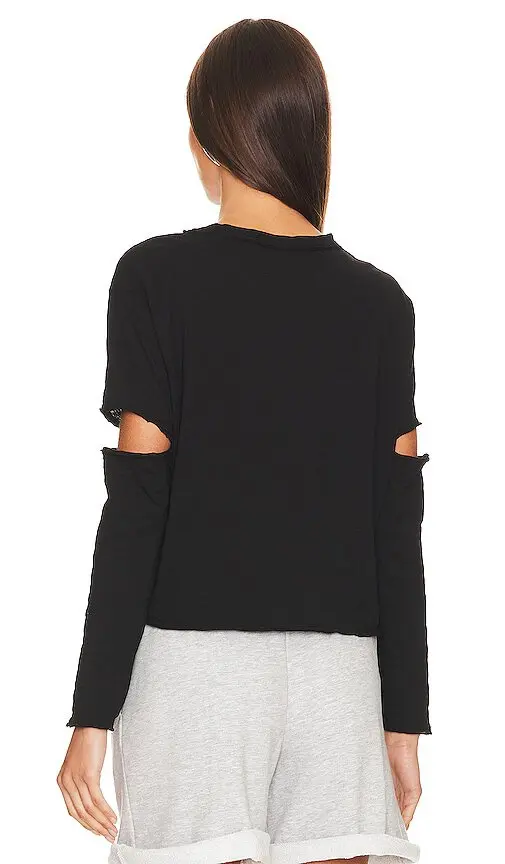BOBI Elbow Cut Long Sleeve Top