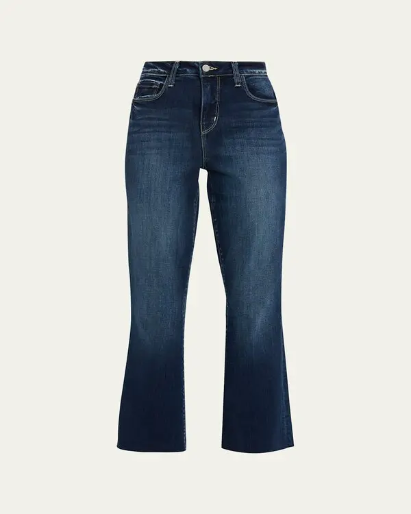L'Agence Kendra High-rise Kick-flare Jeans - Columbia