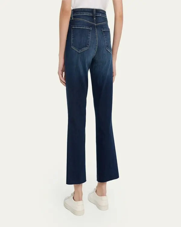 L'Agence Kendra High-rise Kick-flare Jeans - Columbia