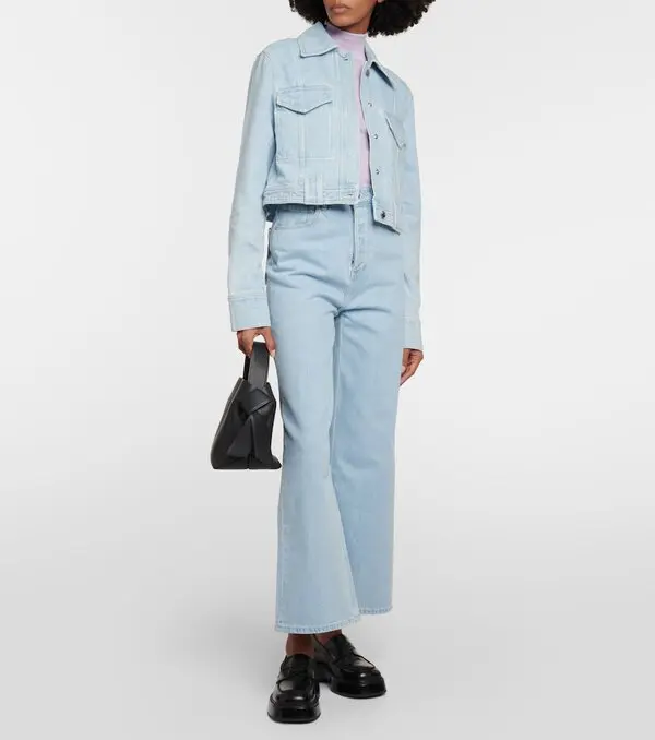 Nanushka Verena Denim Trucker Jacket