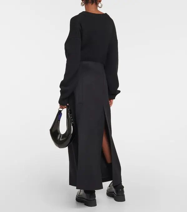 Proenza Schouler Wool-blend Maxi Skirt