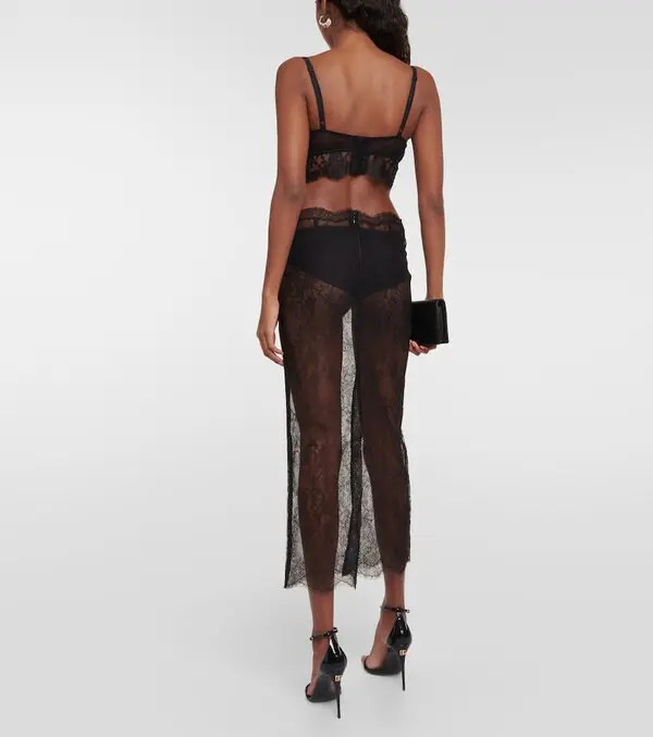 Dolce & Gabbana Lace Bra Top