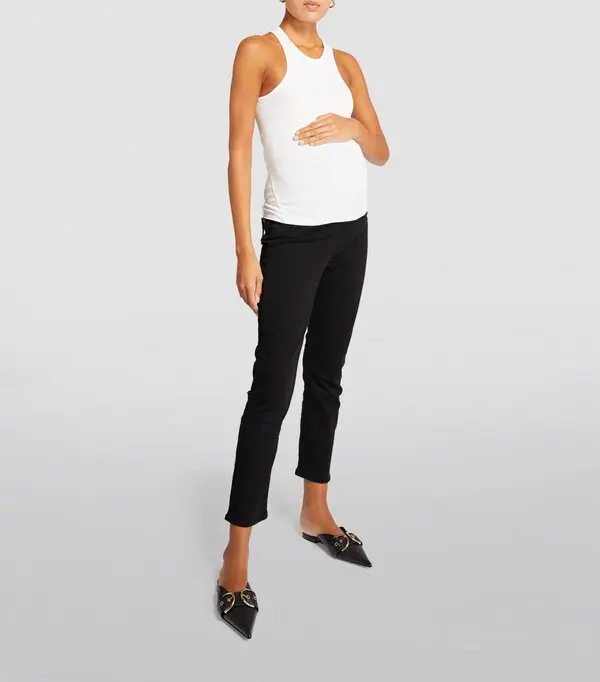 7 For All Mankind Maternity Straight Jeans